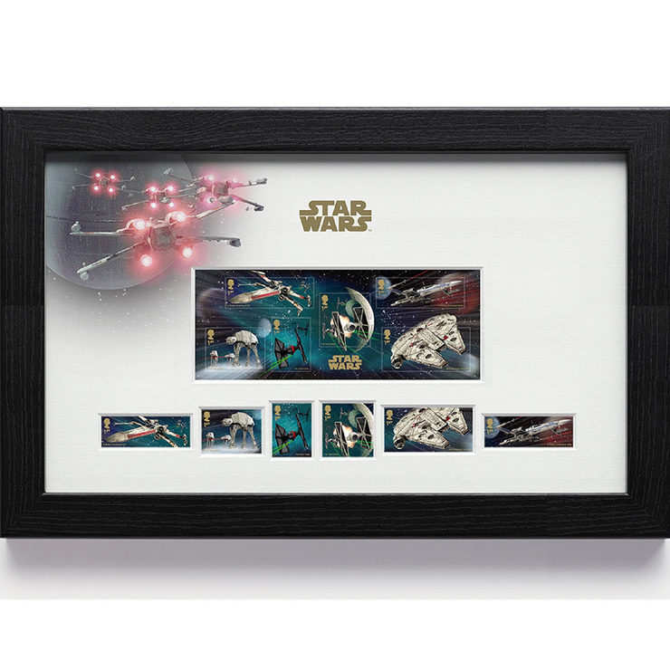 STAR WARS™ Framed Royal Mail® Collectable Stamps - Vehicles | Costco UK