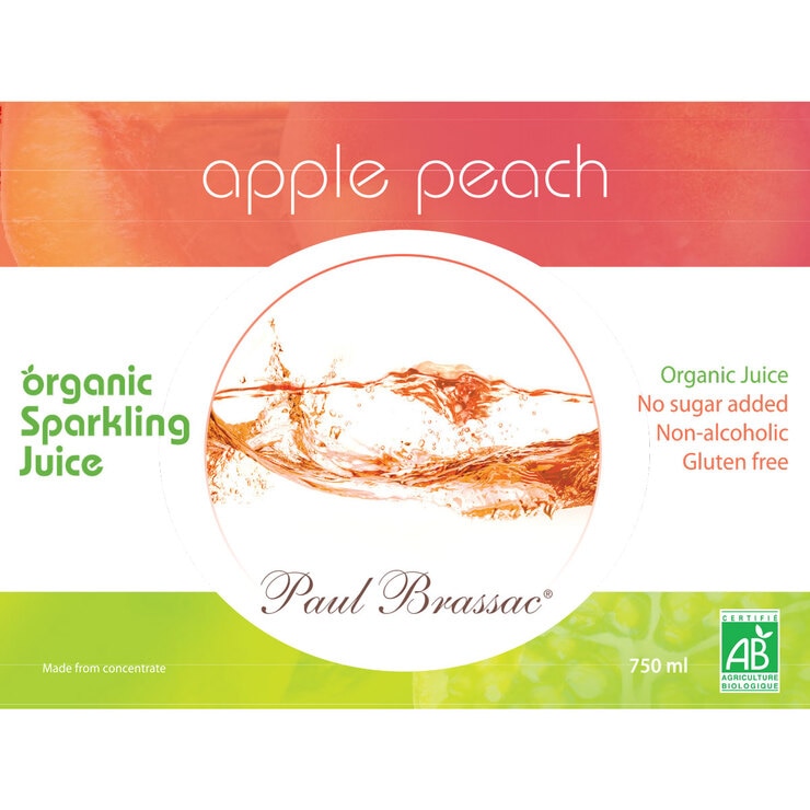 Paul Brassac Organic Sparkling Fruit Juice, 3 x 750ml | Costco UK