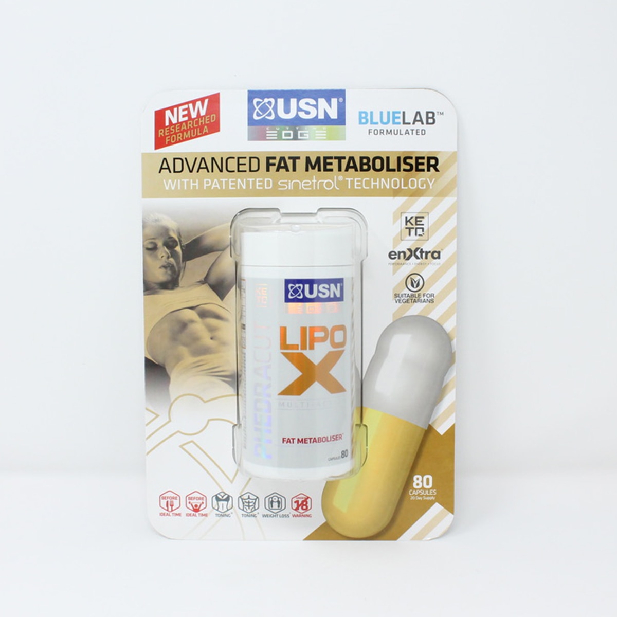 USN Lipo X Multi-Action, 80 Capsules | Costco UK