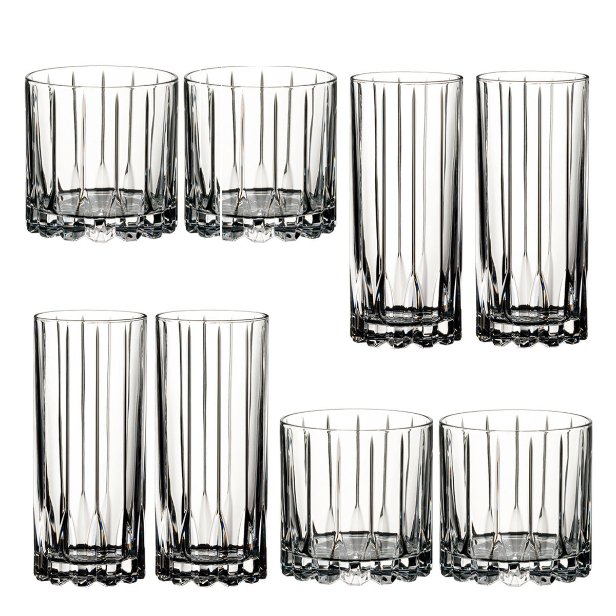 Riedel Rocks & Hi-Ball Glassware, 8 Piece Set | Costco UK