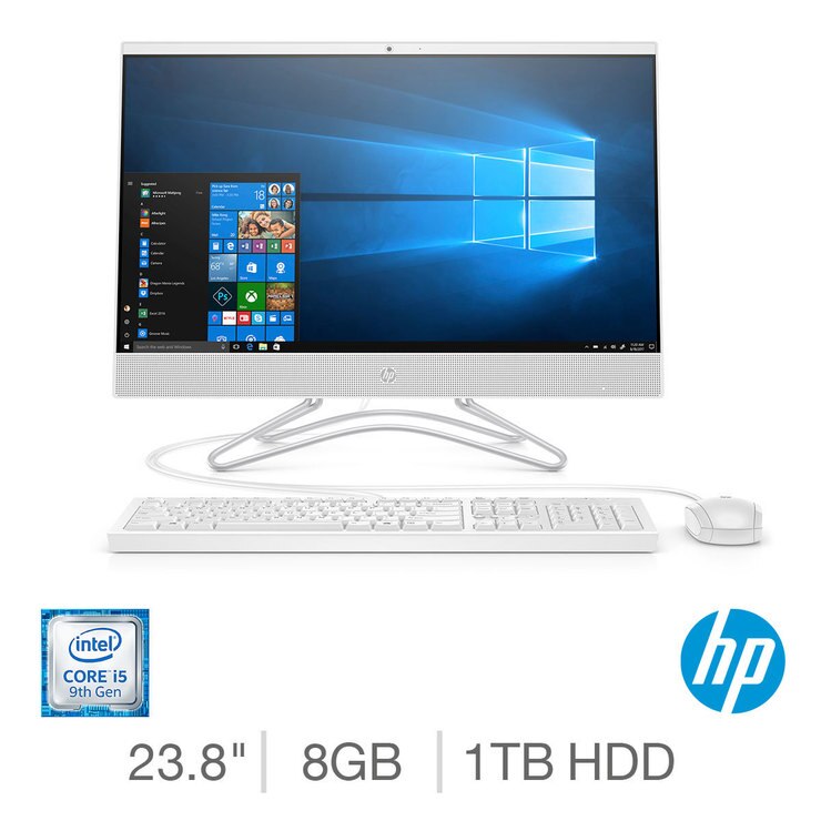 HP, Intel Core i5, 8GB RAM, 1TB HDD, 23.8 inch, All in One Desktop PC ...