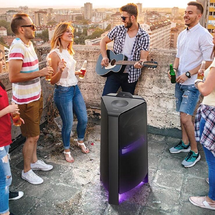 Samsung 1500W Giga Party Audio Megasound Speaker, Built in Woofer, Bi ...