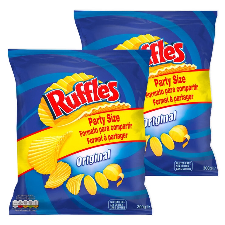 Ruffles Party Size Salted Crisps, 2 x 300g | Costco UK