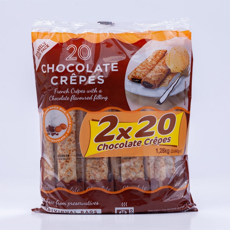 Tigreat Chocolate Crepes, 2 x 20 Pack | Costco UK