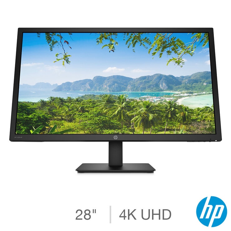 HP V28 4k, 28 Inch 4K Ultra HD Monitor, 8WH58AA | Costco UK