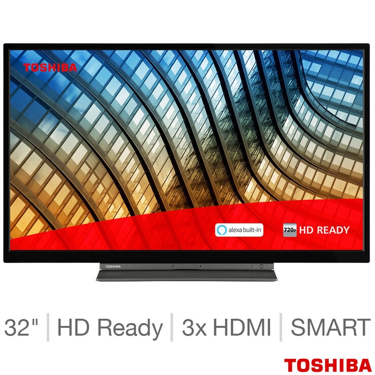 Toshiba 32WK3C63DB 32 Inch HD Ready Smart TV HD READY SMART TV | Costco UK