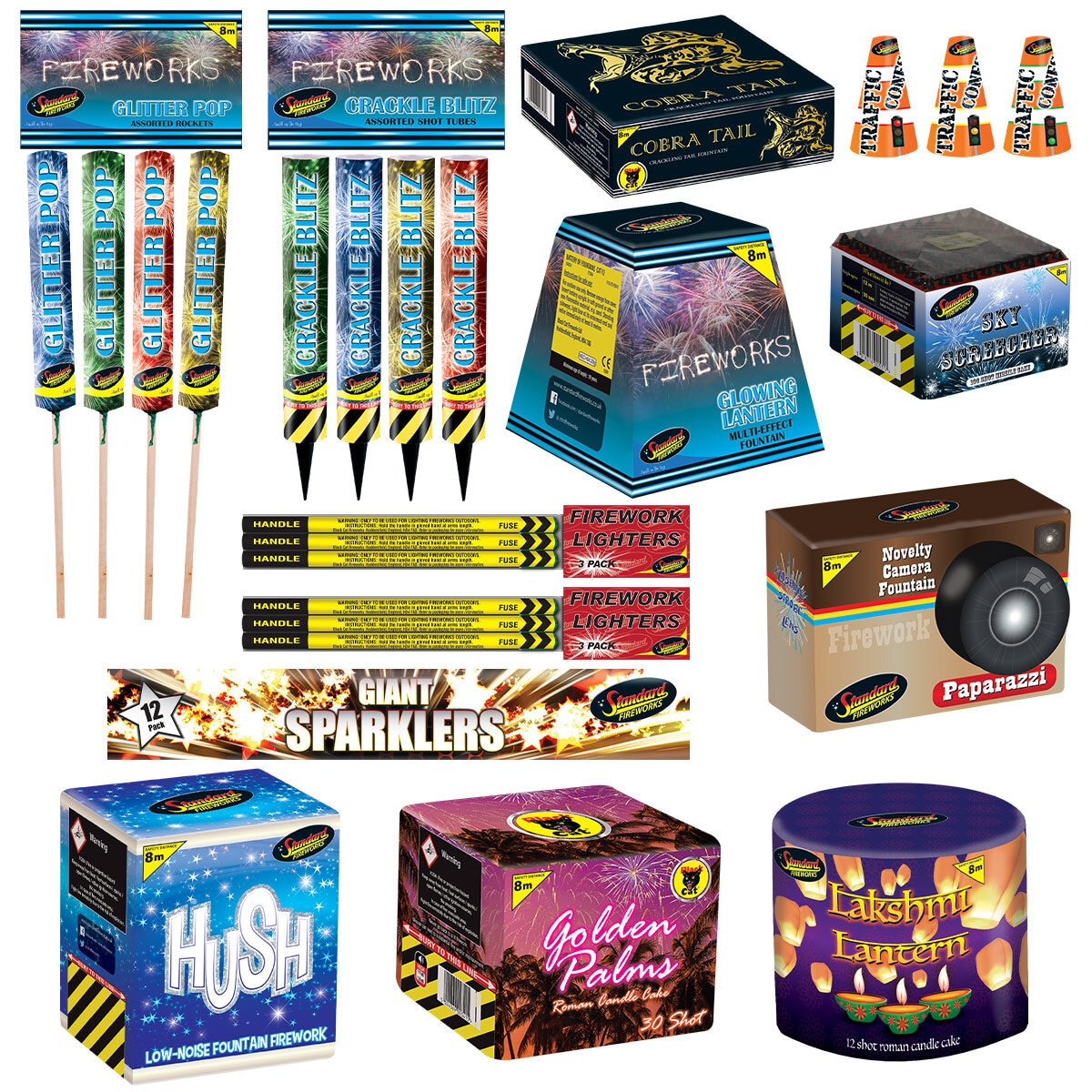 Black Cat Family Fireworks Display Kit | Costco UK