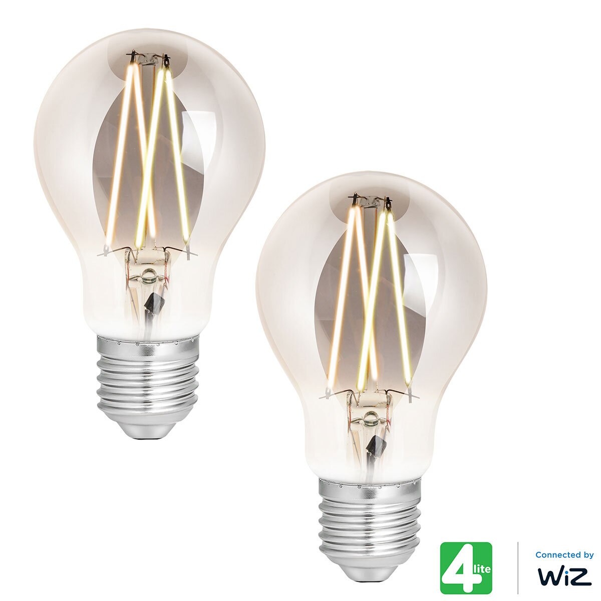 4lite WiZ Connected LED A60 ES Filament Tuneable White Sm 4lite-wiz-connected-led-a60-es-filament-tuneable-white-sm