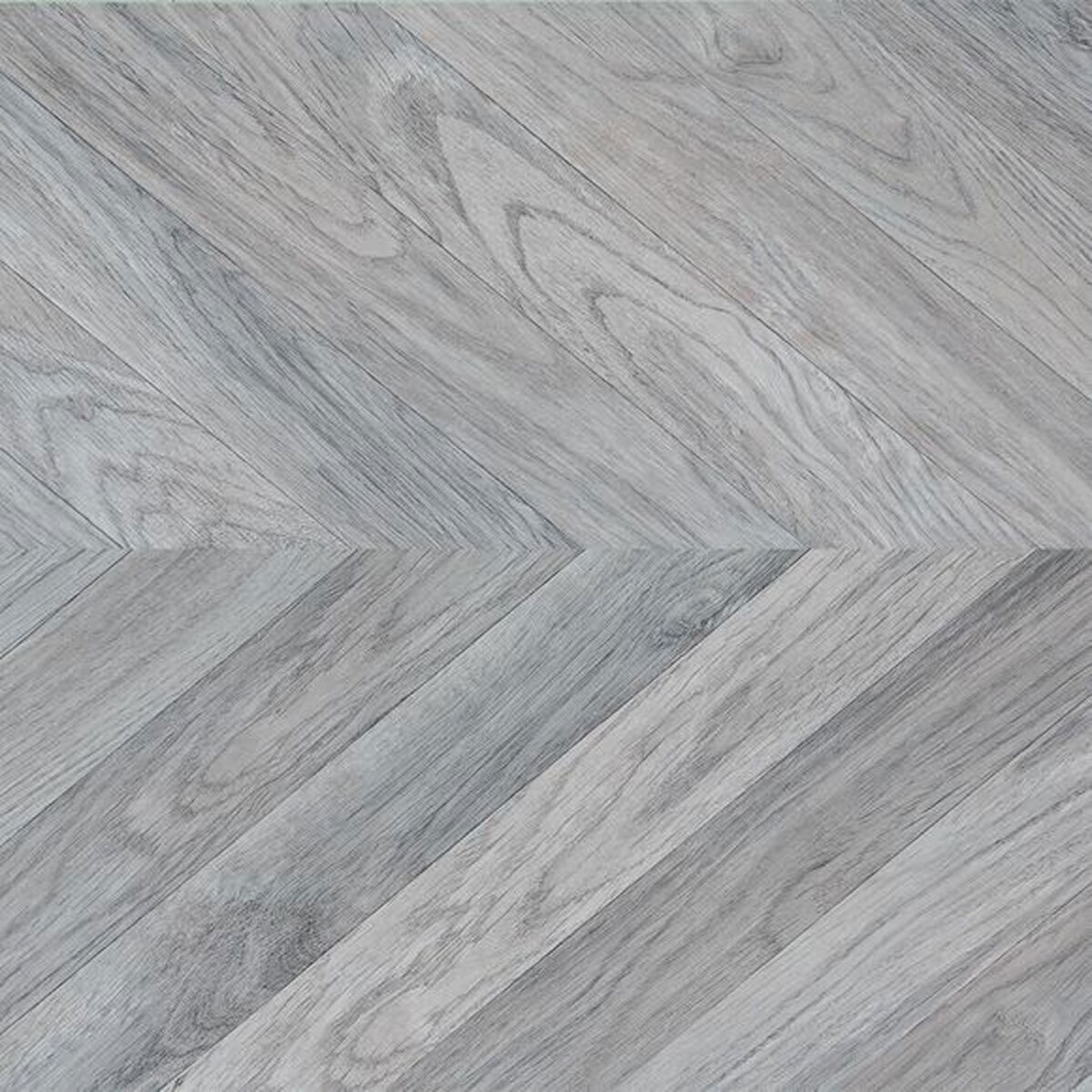 Faus Chevron Grey Oak Laminate Flooring - Sample Only | C...