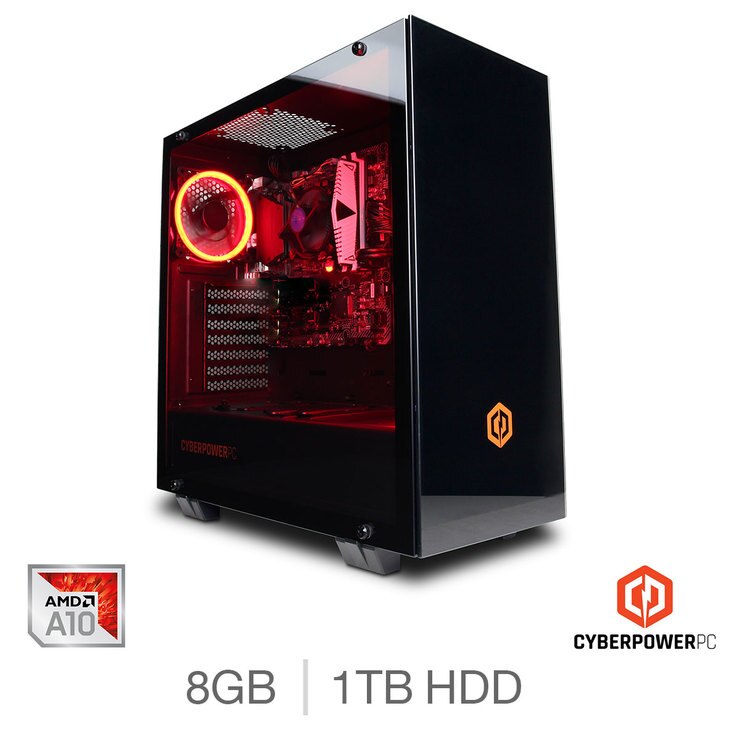 Cyberpower AMD A10, 8GB RAM, 1TB HDD Gaming Desktop PC | Costco UK