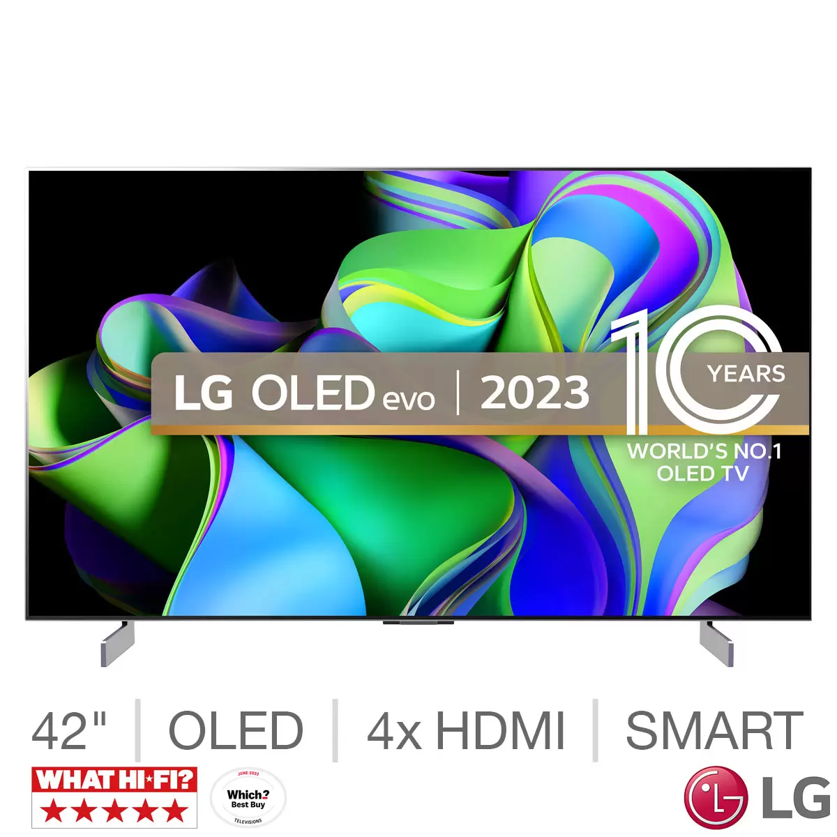 LG OLED42C34LA 42 Inch OLED 4K Ultra HD Smart TV | Stock Checker Deals