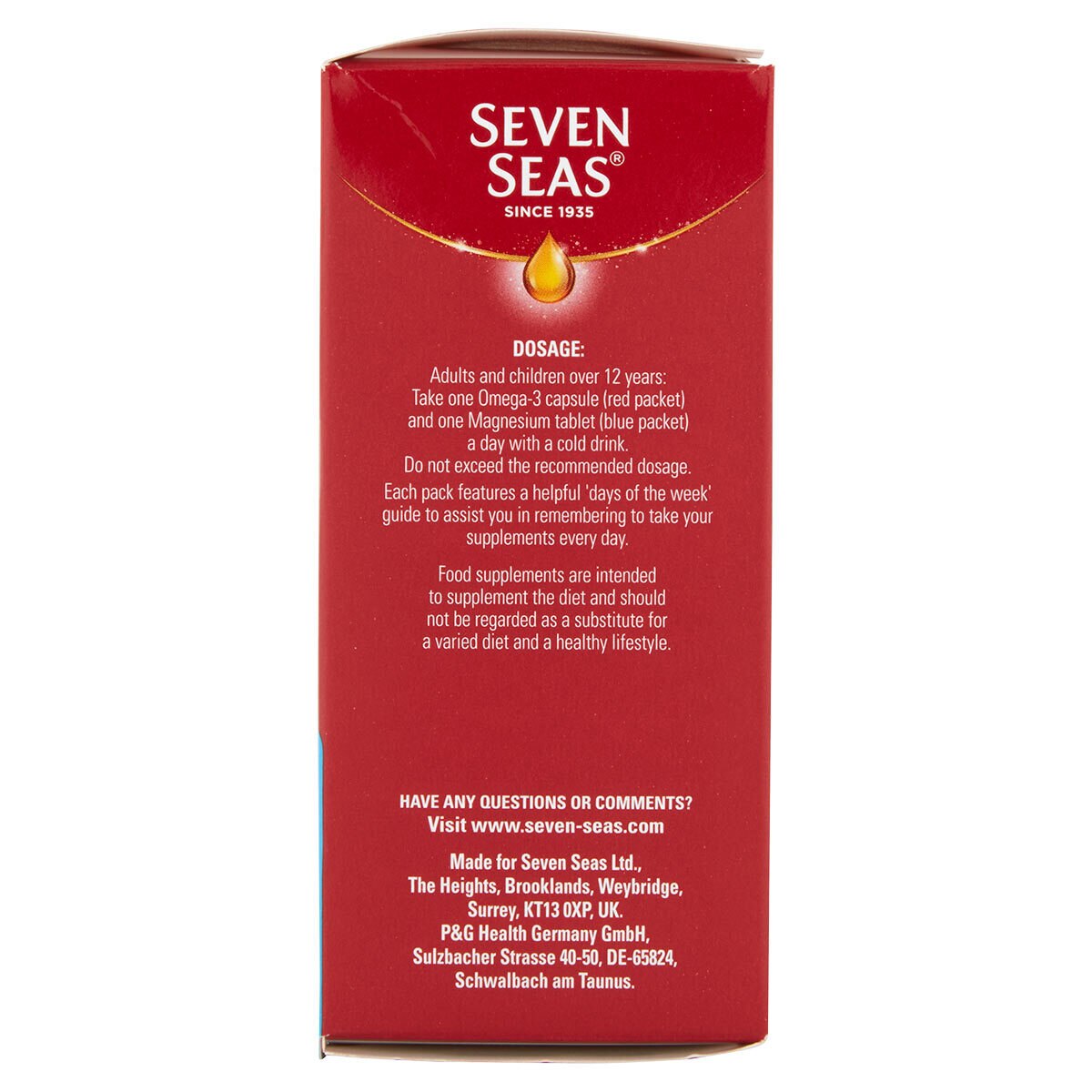 Seven Seas Cod Liver Oil and Magnesium, 2 x 60 Count | Costco UK