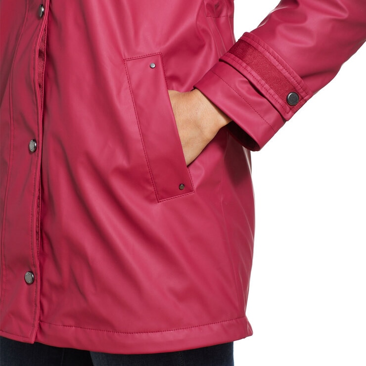 Weatherproof Women's Slicker Jacket in Red | Costco UK