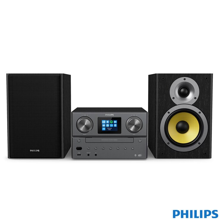 Philips Micro 100W Hi-Fi System with Internet/FM/DAB+ Radio, Bluetooth ...