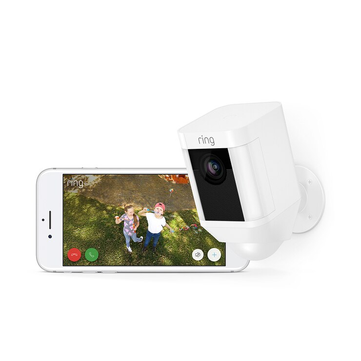 Ring Video Doorbell 3 with Ring Battery Spotlight Cam in White | Costco UK