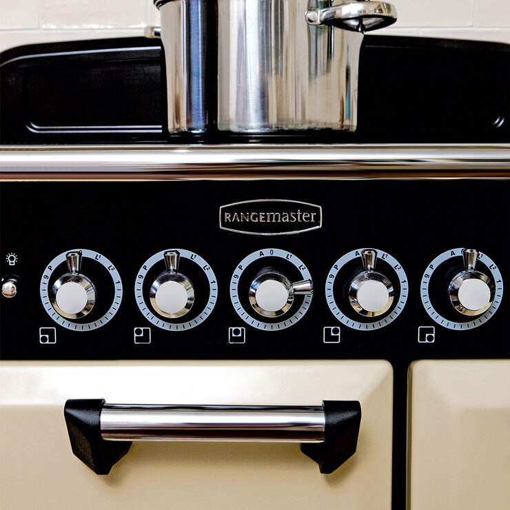 Rangemaster CDL90DFFCR/C, Dual Fuel Range Cooker, A Rated Cream and ...