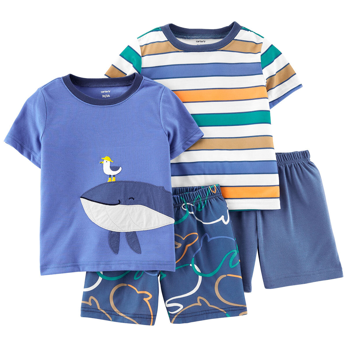 Carters 4 Piece PJ Set in Whale | Costco UK
