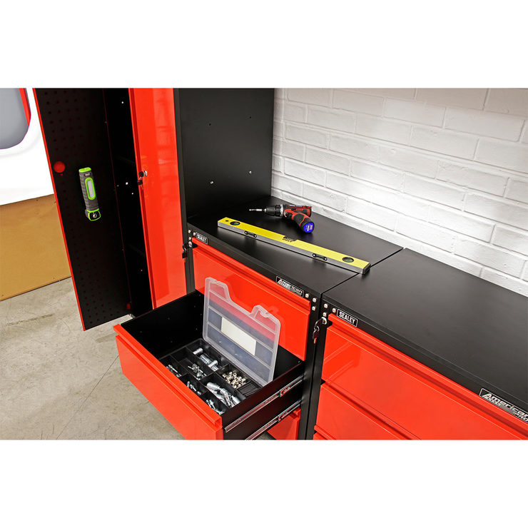 Sealey American Pro 24 Gauge Steel 6 Piece Modular Cabinet Set | Costco UK