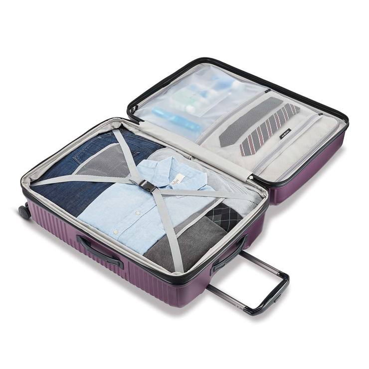 Samsonite Stack-IT 2 Piece Hardside Suitcase Set, Purple | Costco UK