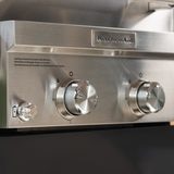 KitchenAid 2 Burner Stainless Steel Gas Barbecue Grill + Cover | Costco UK