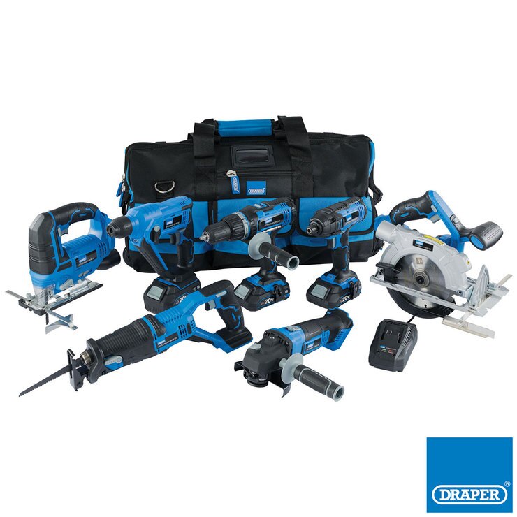 Draper 12 Piece Storm Force 20V Power Tool Kit | Costco UK