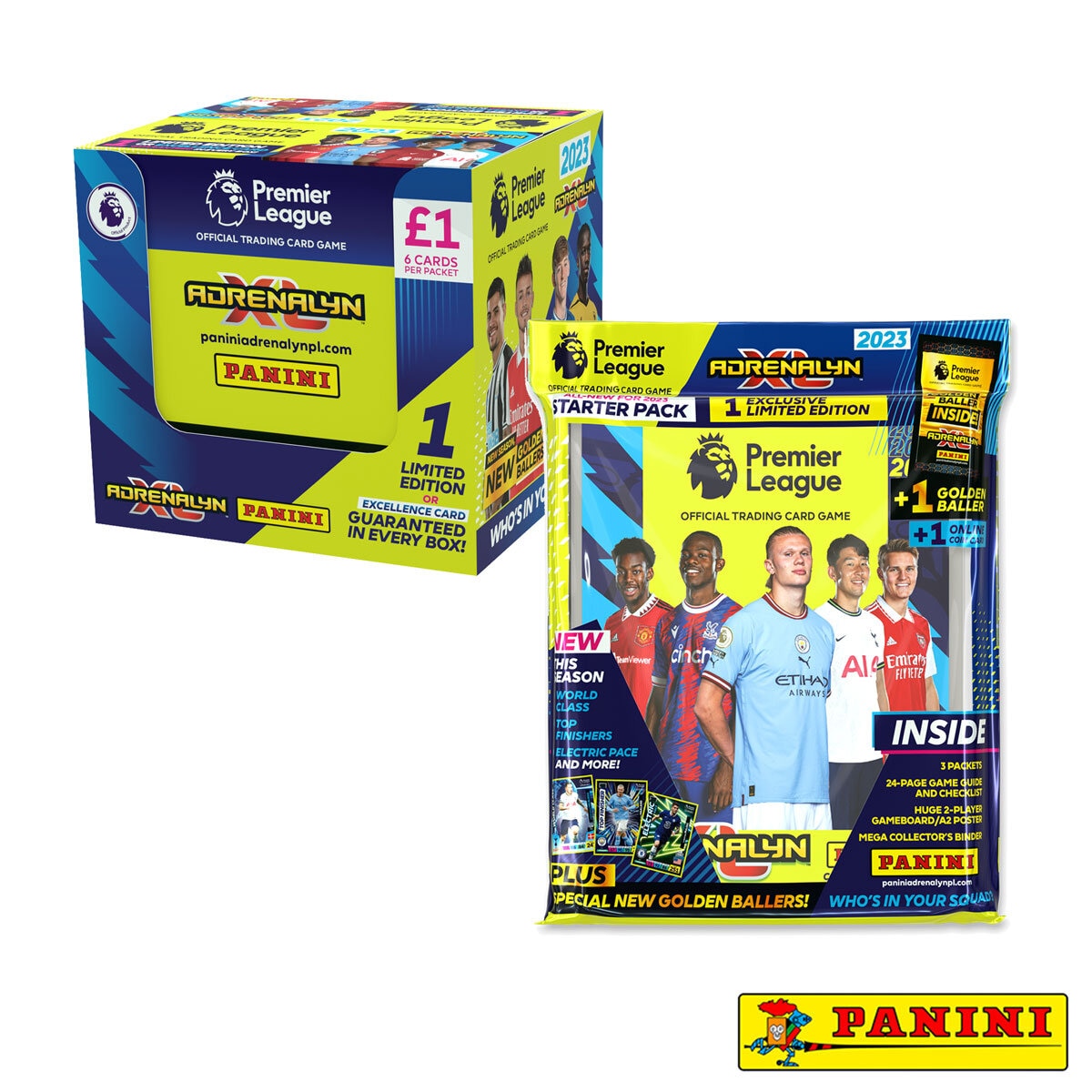 Panini Premier League 22/23 Adrenalyn XL Starter Pack wit...
