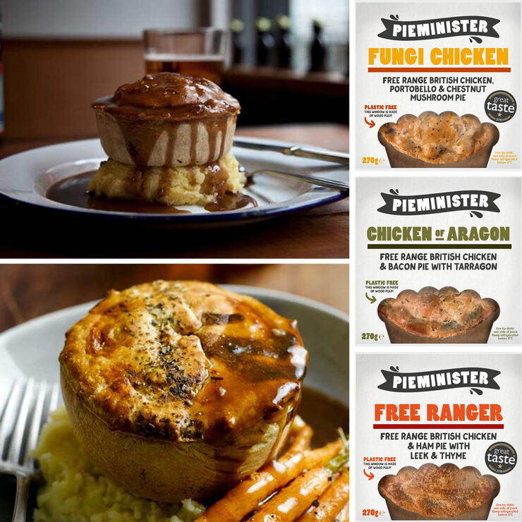 Pieminister Free Range British Chicken Pie Selection, 12 x 270g (Serves ...