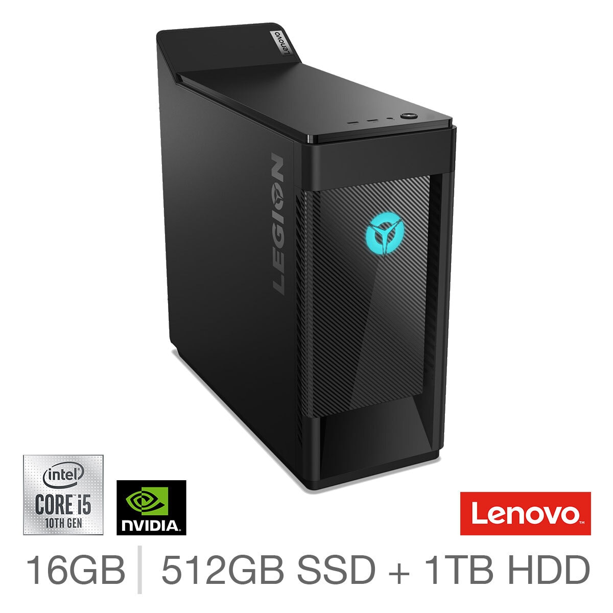 Lenovo Legion T5, Intel Core i5, 16GB RAM, 512GB SSD + 1TB HDD, NVIDIA ...