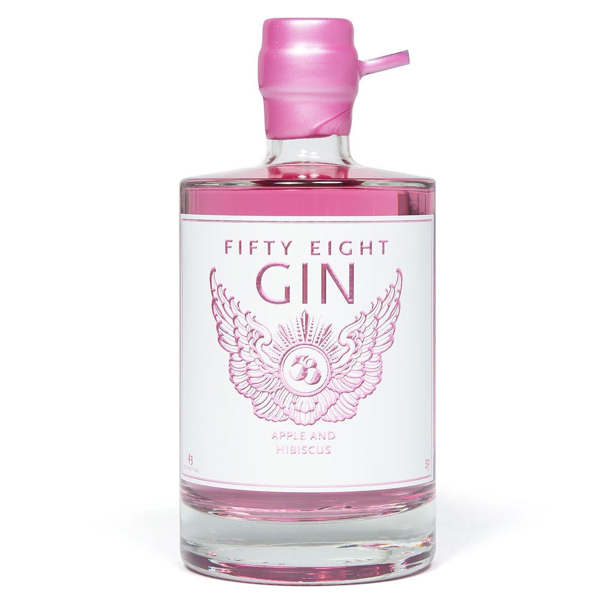 The 58 Gin Duo with Single Shot Gin and Apple and Hibiscus Gin, 2 x ...