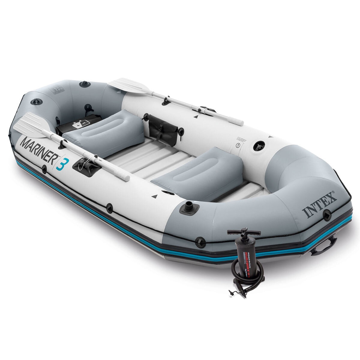 Intex Mariner 3 Person Boat with Paddles, Pump and Carry Bag | Costco UK