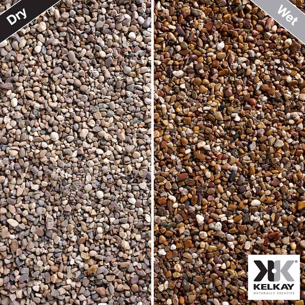 Kelkay 10-22mm Premium Quartzite Pea Gravel Aggregate Bul...
