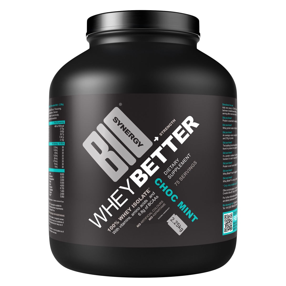 Bio-Synergy Whey Better Chocolate & Mint Whey Protein Iso...