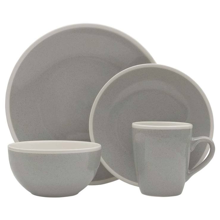 Mikasa Melanie Stoneware 16 Piece Dinnerware Set Grey Costco UK mikasa-melanie-stoneware-16-piece-dinnerware-set-grey-costco-uk