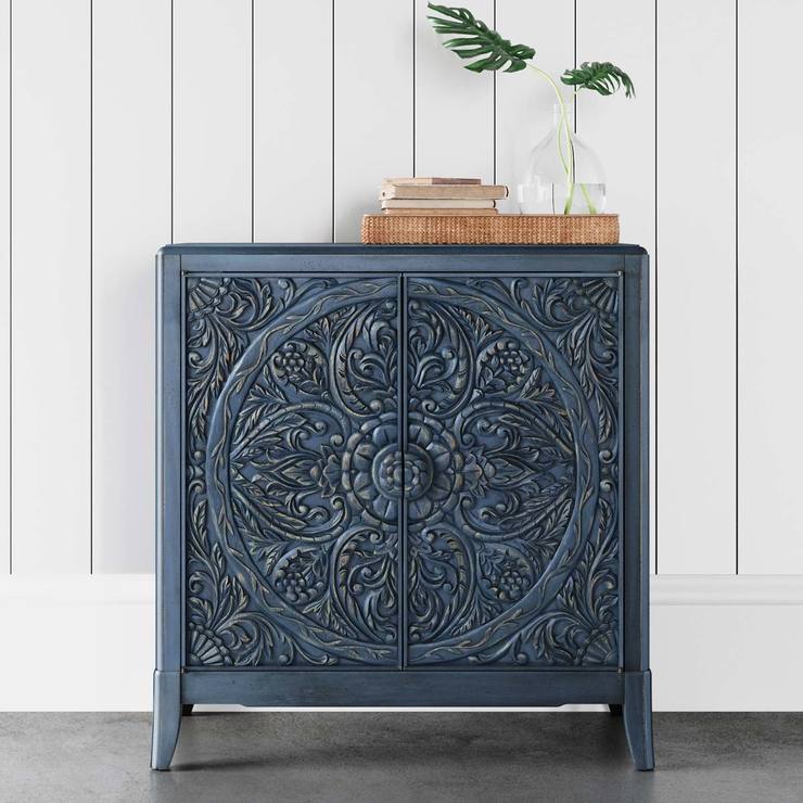 Pike & Main Lita Blue Accent Console | Costco UK