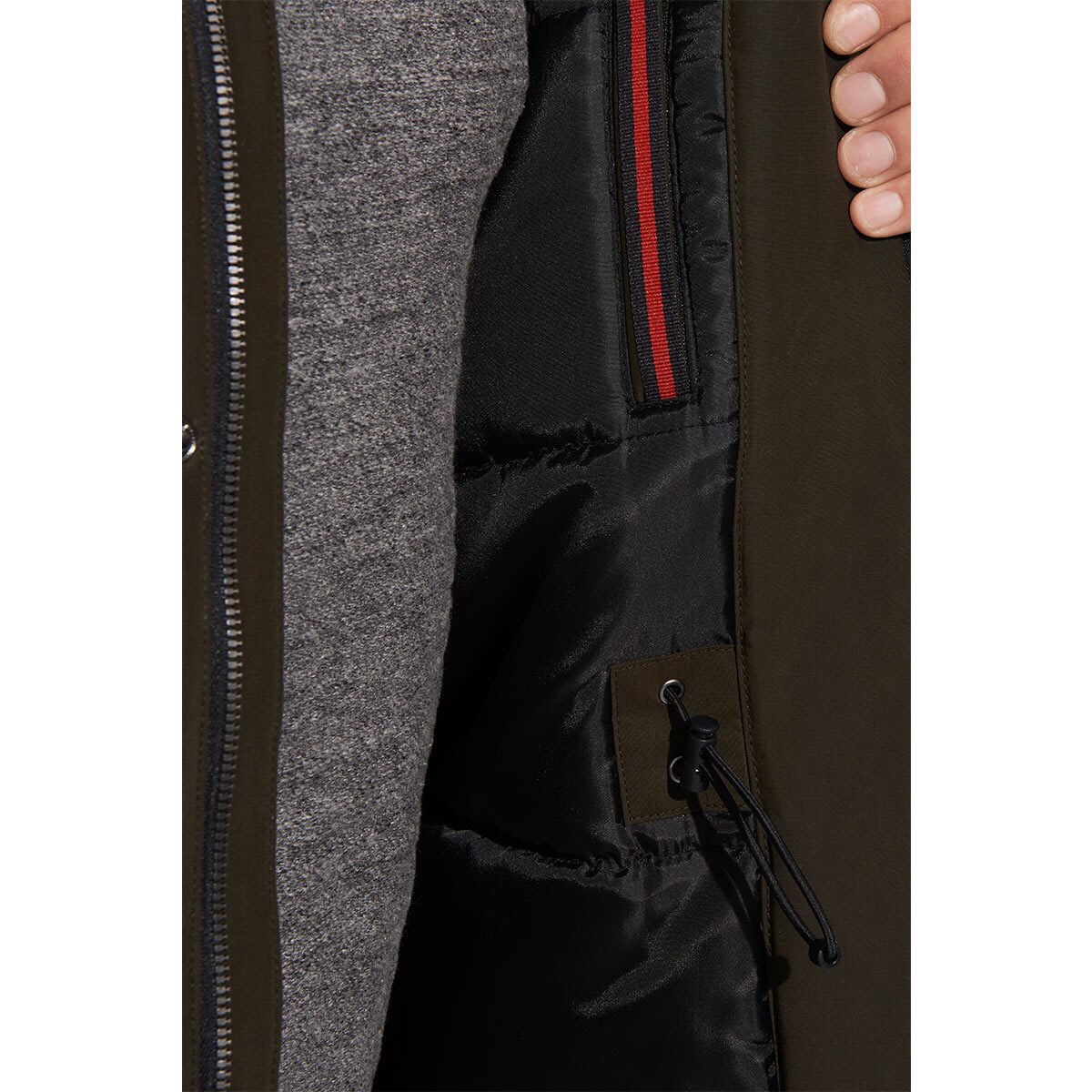 Weatherproof Men's Techno Cotton Hooded Parka in Green | Costco UK
