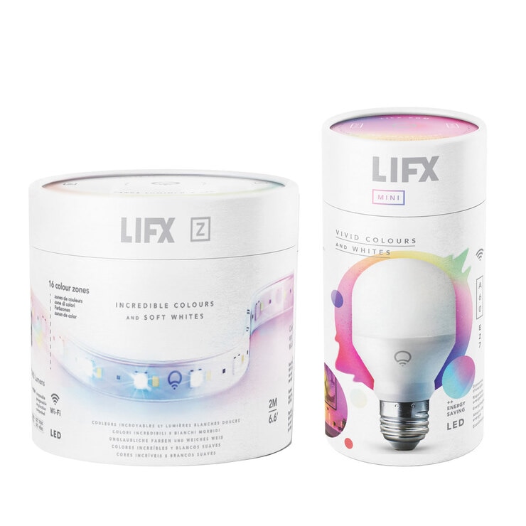 LIFX Z Starter Kit & LIFX Mini Smart Bulb A19 E27 | Costco UK