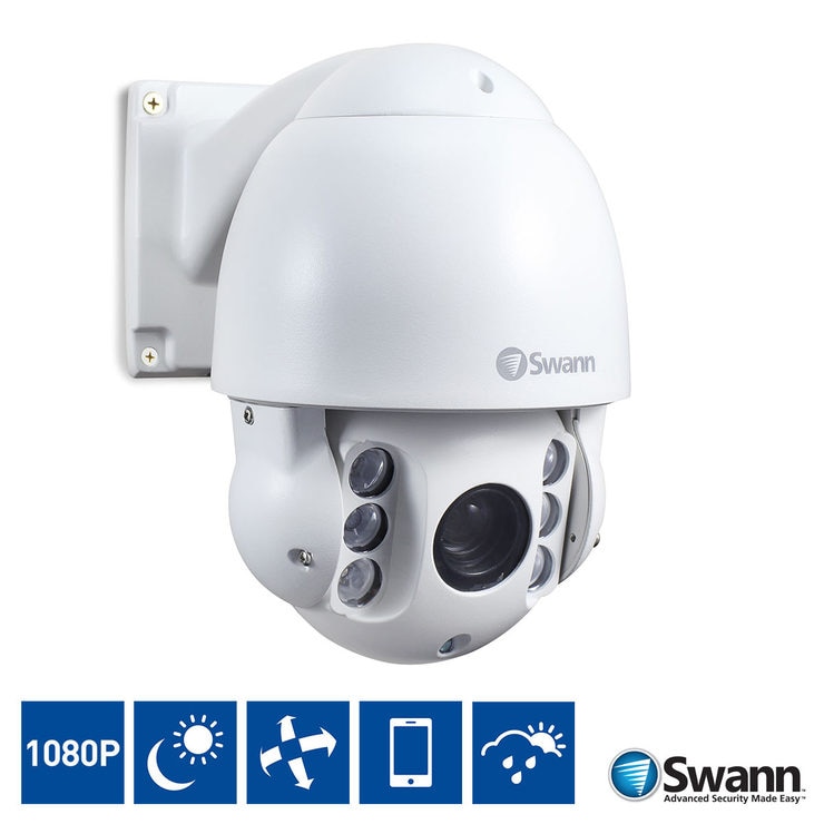 Swann SWPRO-1080PTZ Outdoor Pan Tilt Zoom Camera | Costco UK