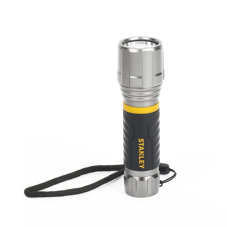 Stanley Non-Slip 250 Lumen (12.5cm) Aluminium LED Torch - Model 65393 ...