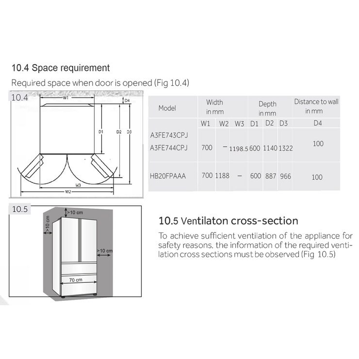 Haier A3FE743CPJ, Fridge Freezer A++ Rating in Silver | Costco UK