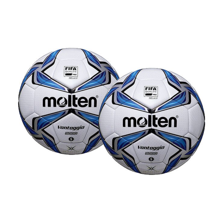 Molten ACENTEC® Vantaggio FIFA Approved Football (Size 5) - 2 Pack ...