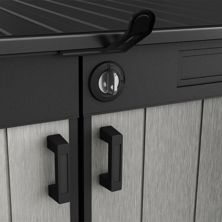 Keter Grande Store 6ft 3" x 3ft 7" (1.9 x 1.1 m) Horizontal Storage ...