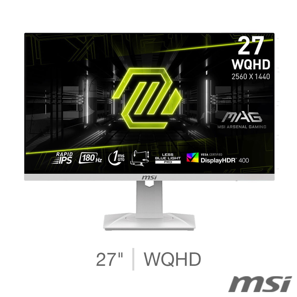 MSI MAG 274QRFW 27 inch WQHD 180Hz IPS Gaming Monitor, 93...