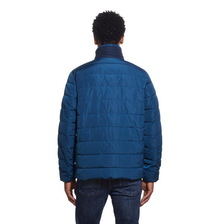 Weatherproof Men's Puffer Jacket in Lunar Blue, Extra Large | Costco UK