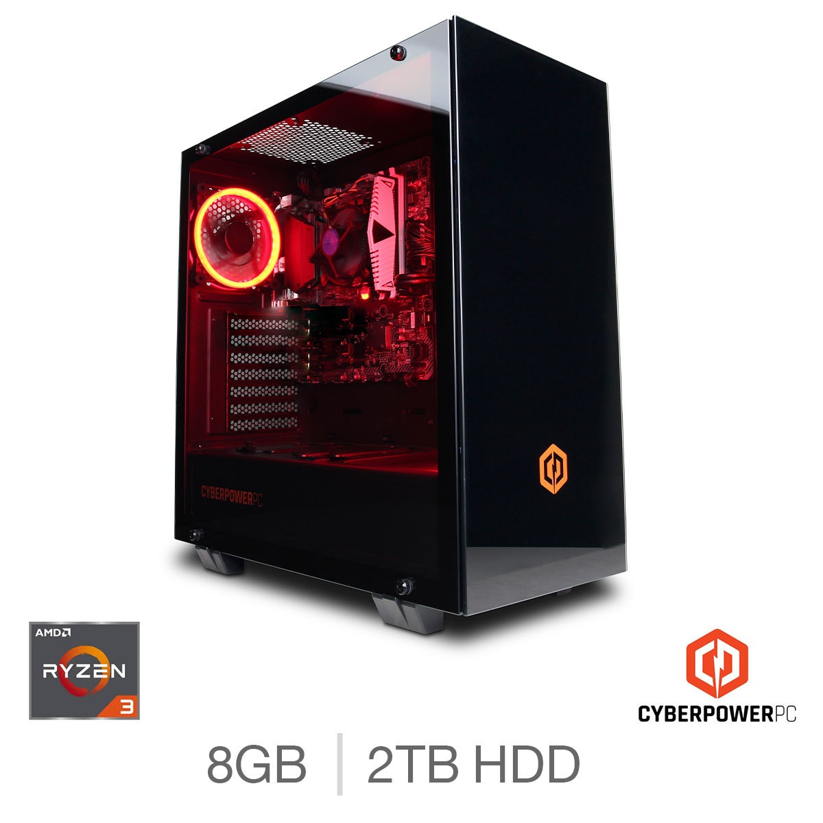 Cyberpower AMD Ryzen 3, 8GB RAM, 2TB HDD Gaming Desktop PC | Costco UK