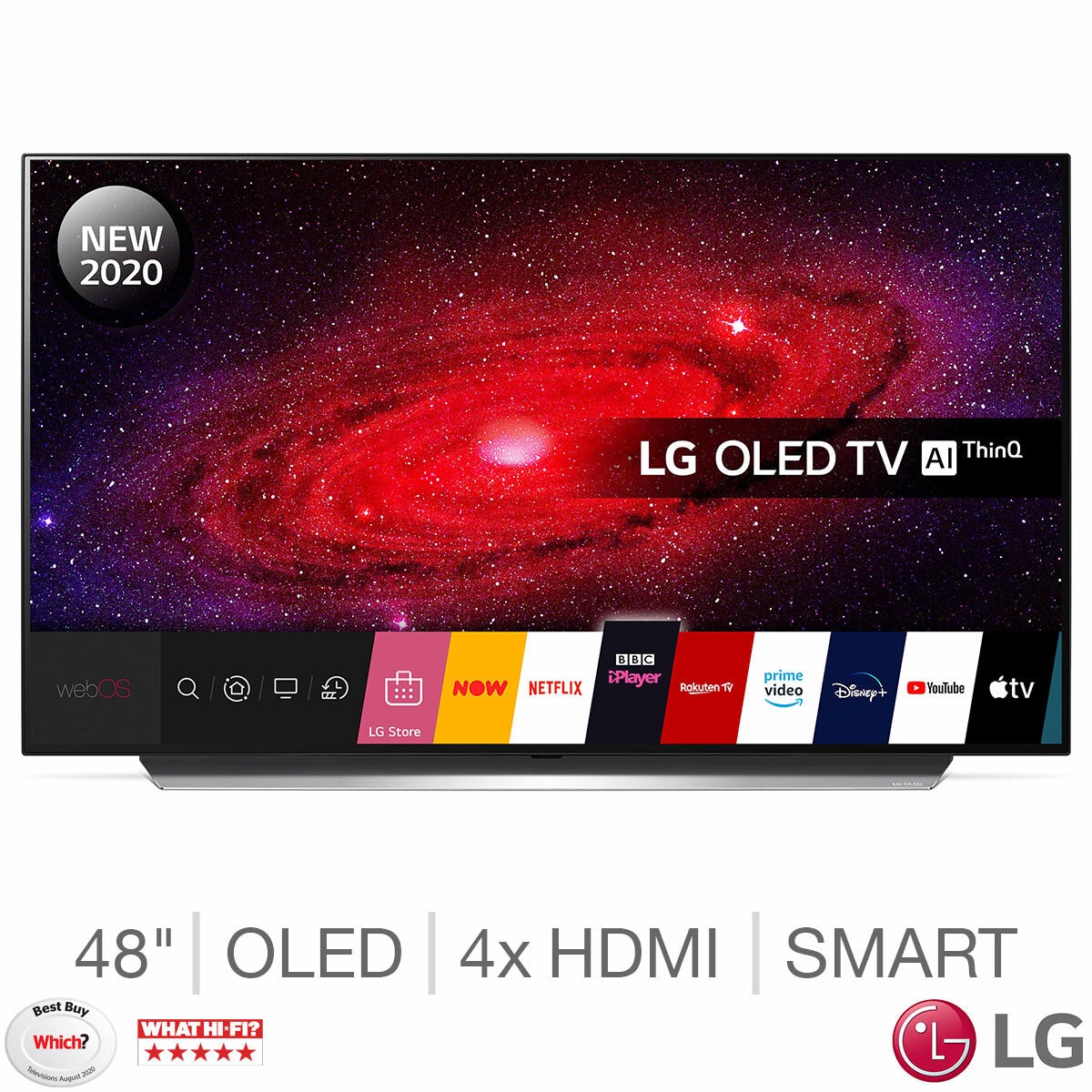 LG OLED48CX5LC 48 Inch OLED 4K Ultra HD Smart TV | Costco UK
