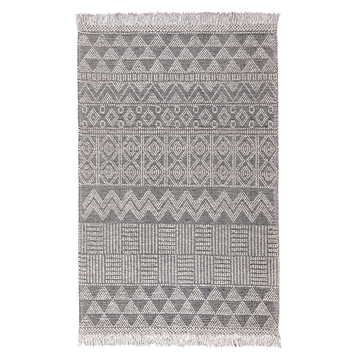 Anya Grey Bohemian Rug in 3 Sizes | Costco UK