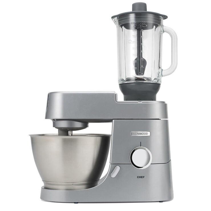 Kenwood Chef Elite XL Stand Mixer, 6.7L, KVL6100S + Pro Slicer ...