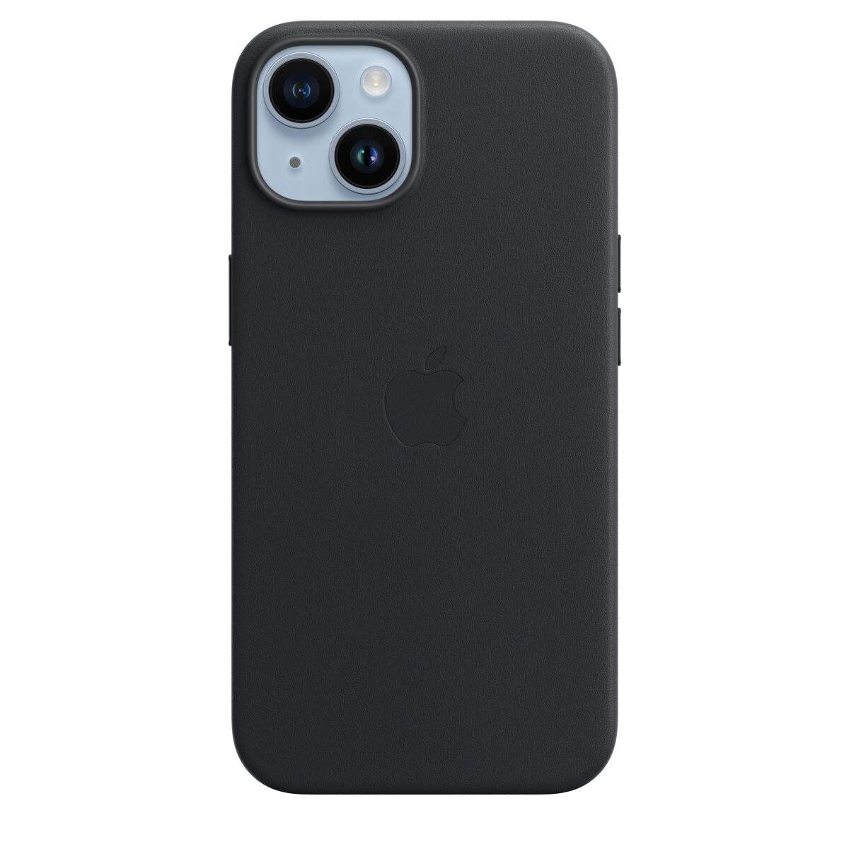 Apple iPhone 14 Leather Case with MagSafe in Midnight, MP...