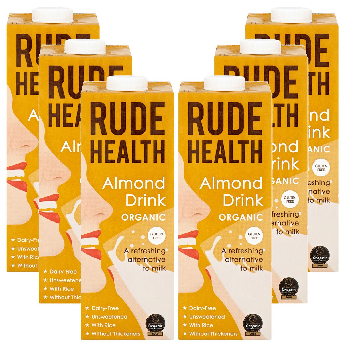 Rude Health Organic Almond Drink, 6 x 1L | Costco UK