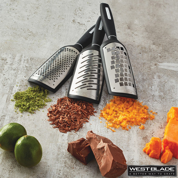 West Blade 3 Piece Grater Set with Protective Safety Covers | Costco UK